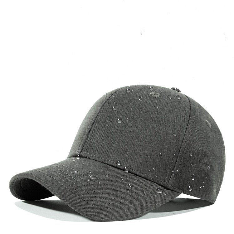 Waterproof Baseball Cap Man Woman Dark Gray Sport Hat