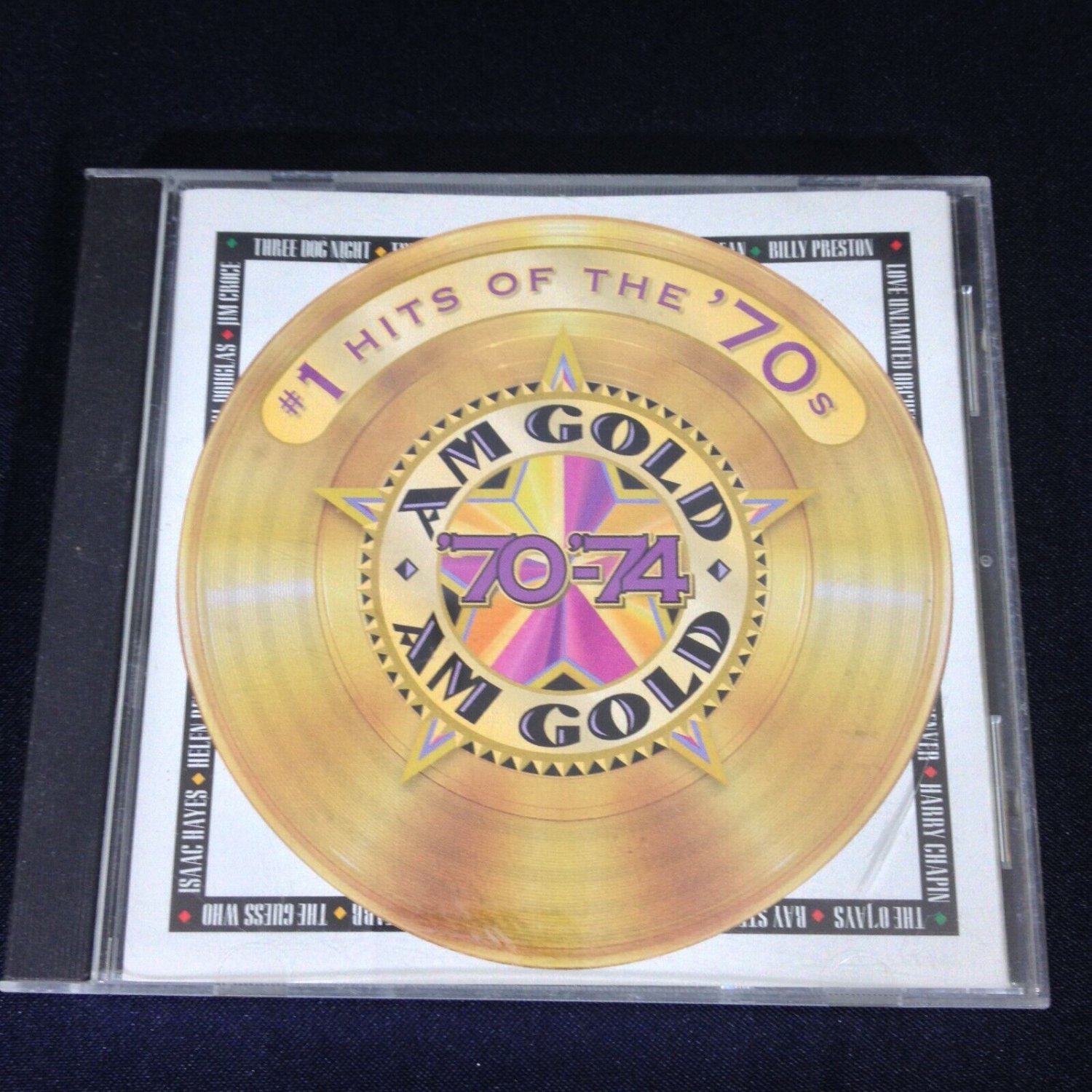 AM GOLD 70-74 #1 HITS OF THE 70'S By TIME LIFE, 20 TRACKS CD Used