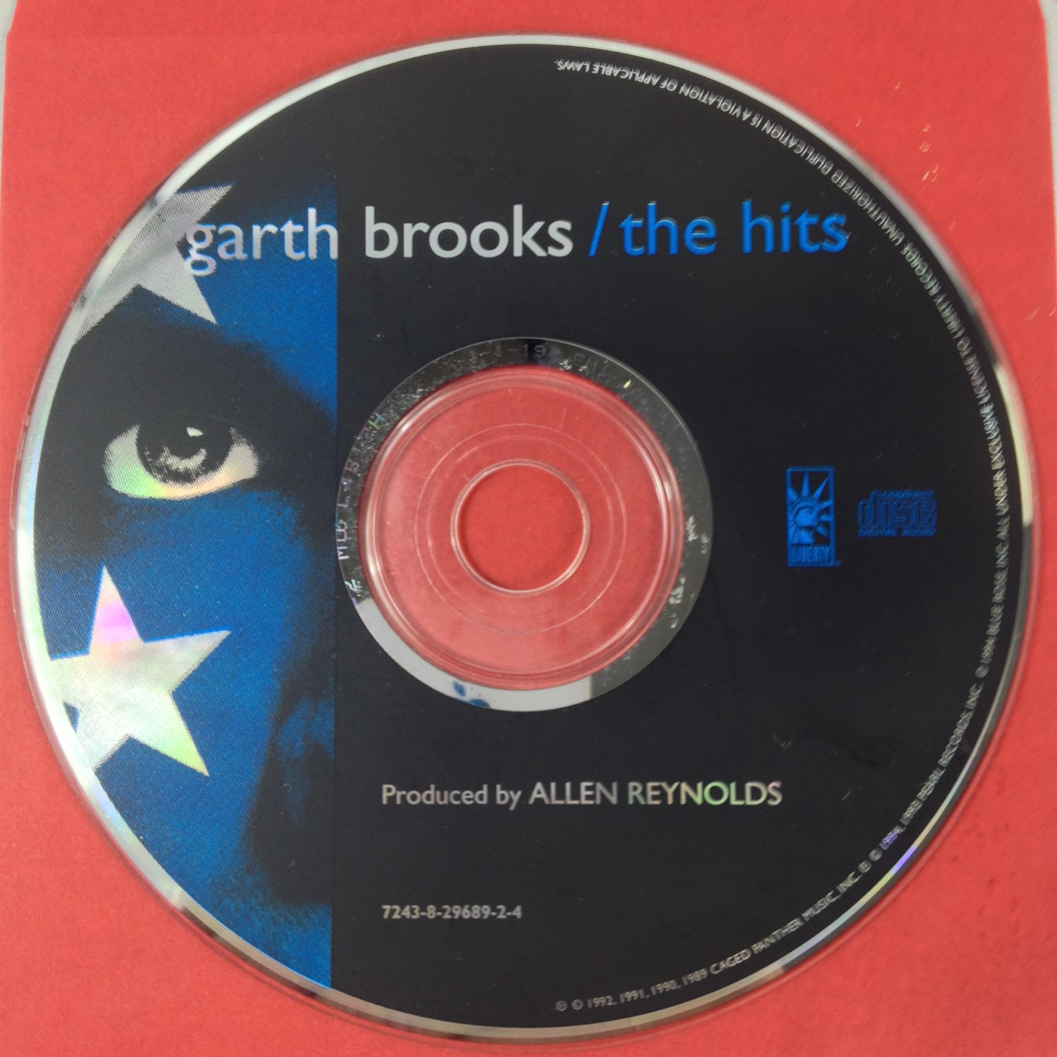 Garth Brooks - The Hits - 1994 - Disc Only - Used