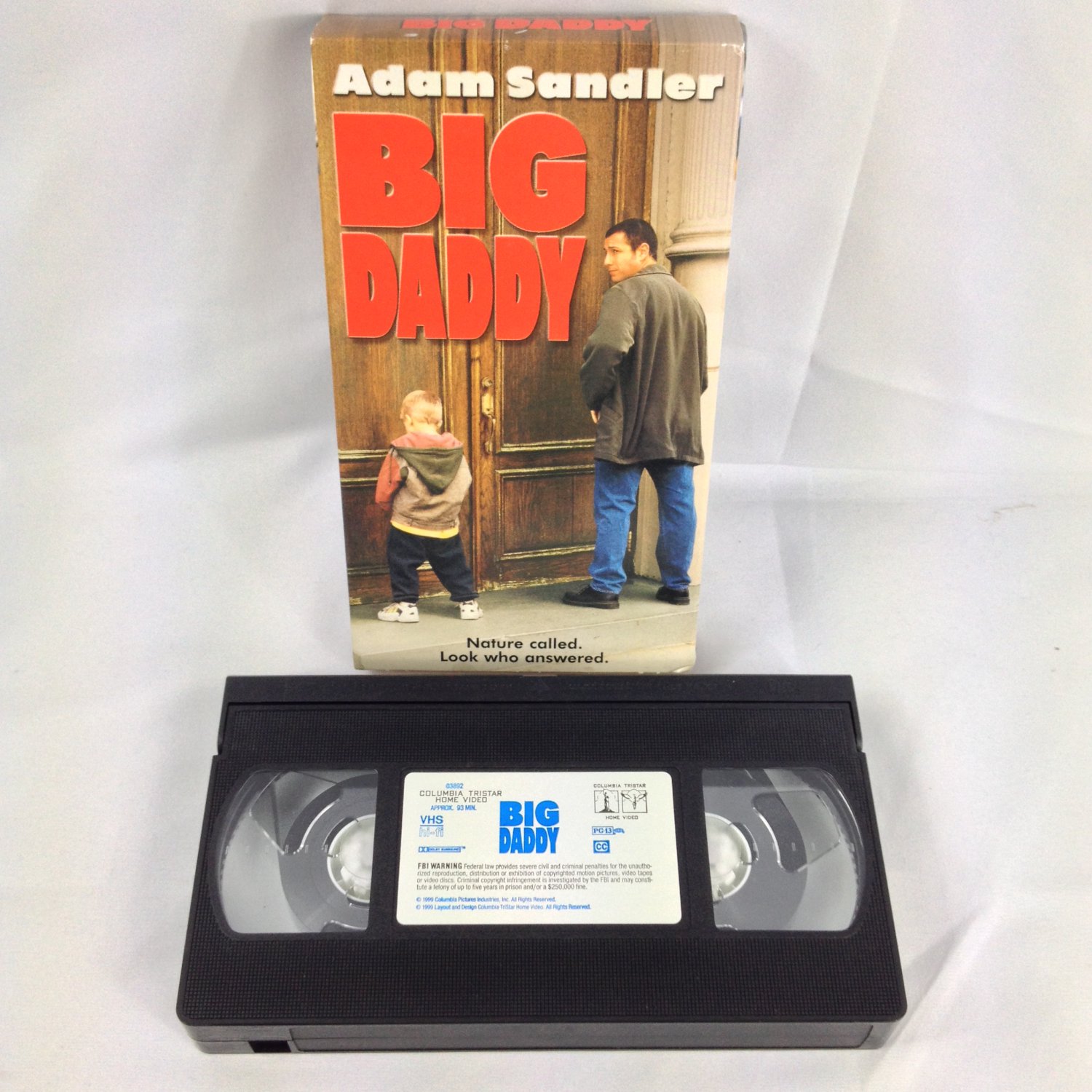Big Daddy - 1999 - Adam Sandler - VHS Tape - Used