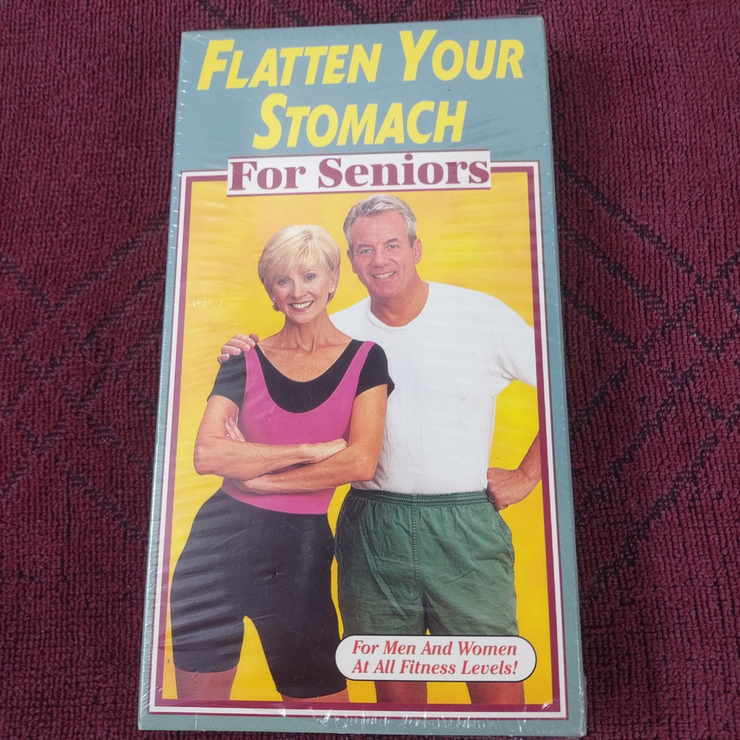 Flatten Your Stomach For Seniors-by Publishers Choice-1997-VHS Tape Used