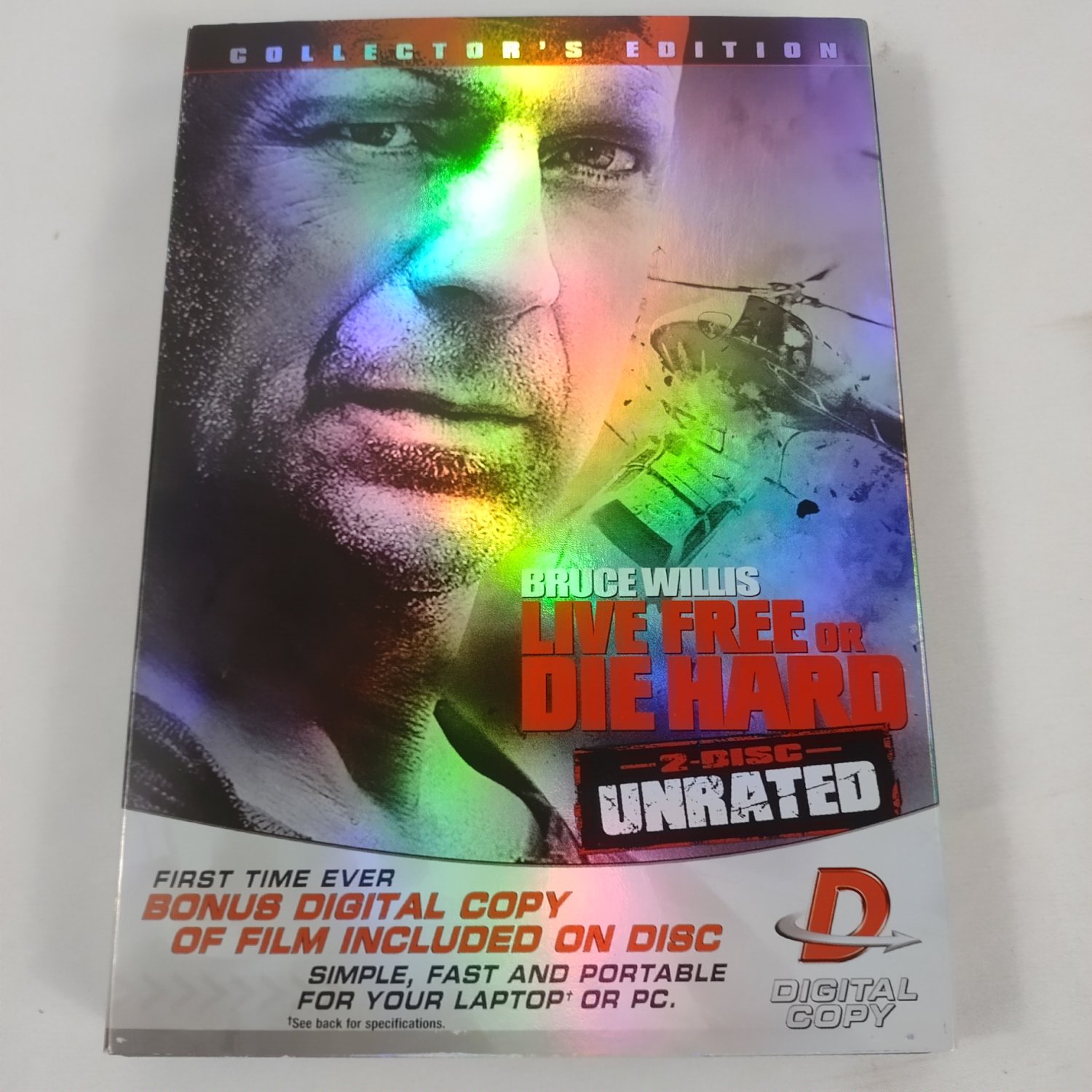 Live Free or Die Hard - Collector's Edition w/Slipcover - 2 Disc DVD - Used