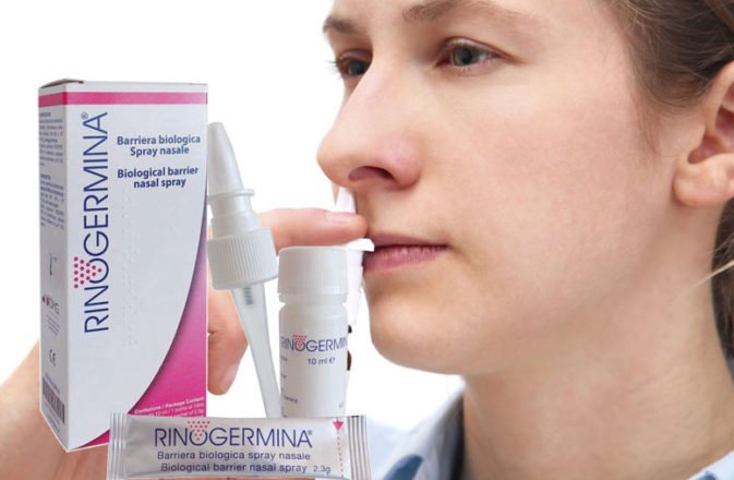 2 PACK RINOGERMINA 10ml nasal spray biological barrier first probiotic for nos