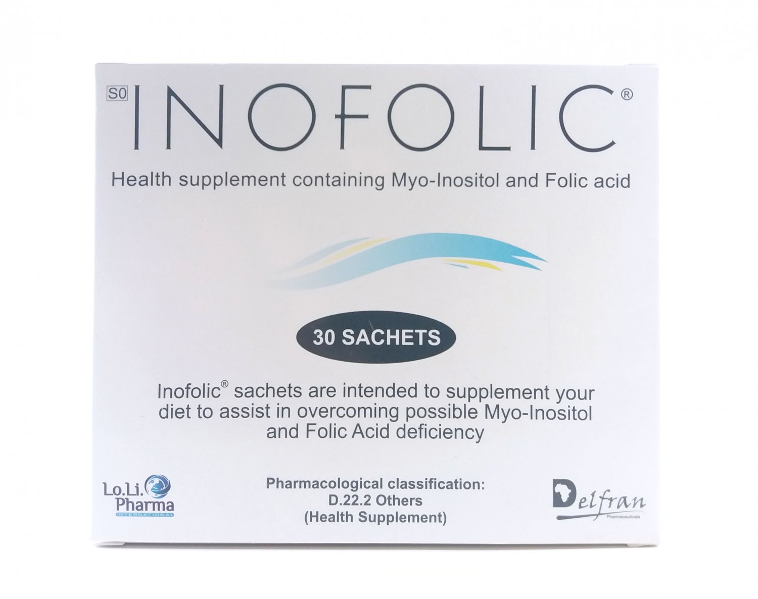 2 PACK INOFOLIC HP, 30 sachets ,Ideal for PCOS patients. TRACKING NUMBER.