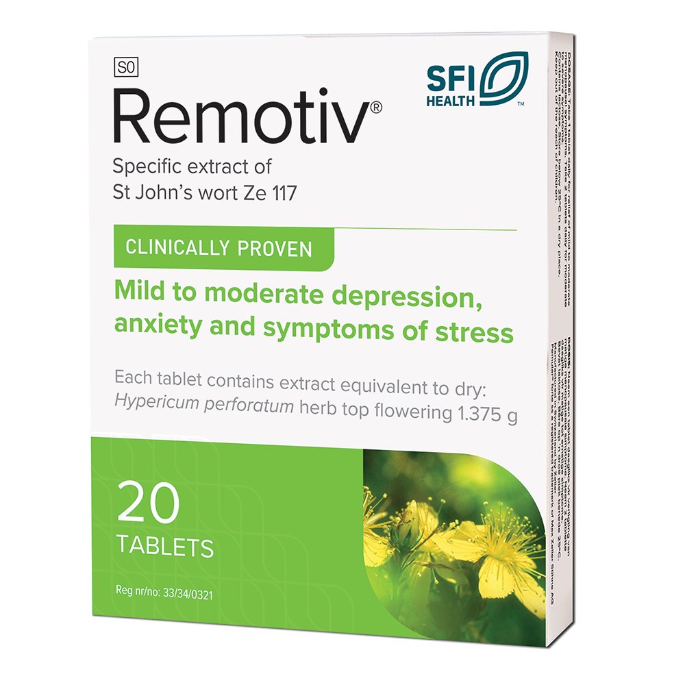 Remotiv 250MG Tablets 20 Tablets ANTI STRESS (PACK OF 2 )