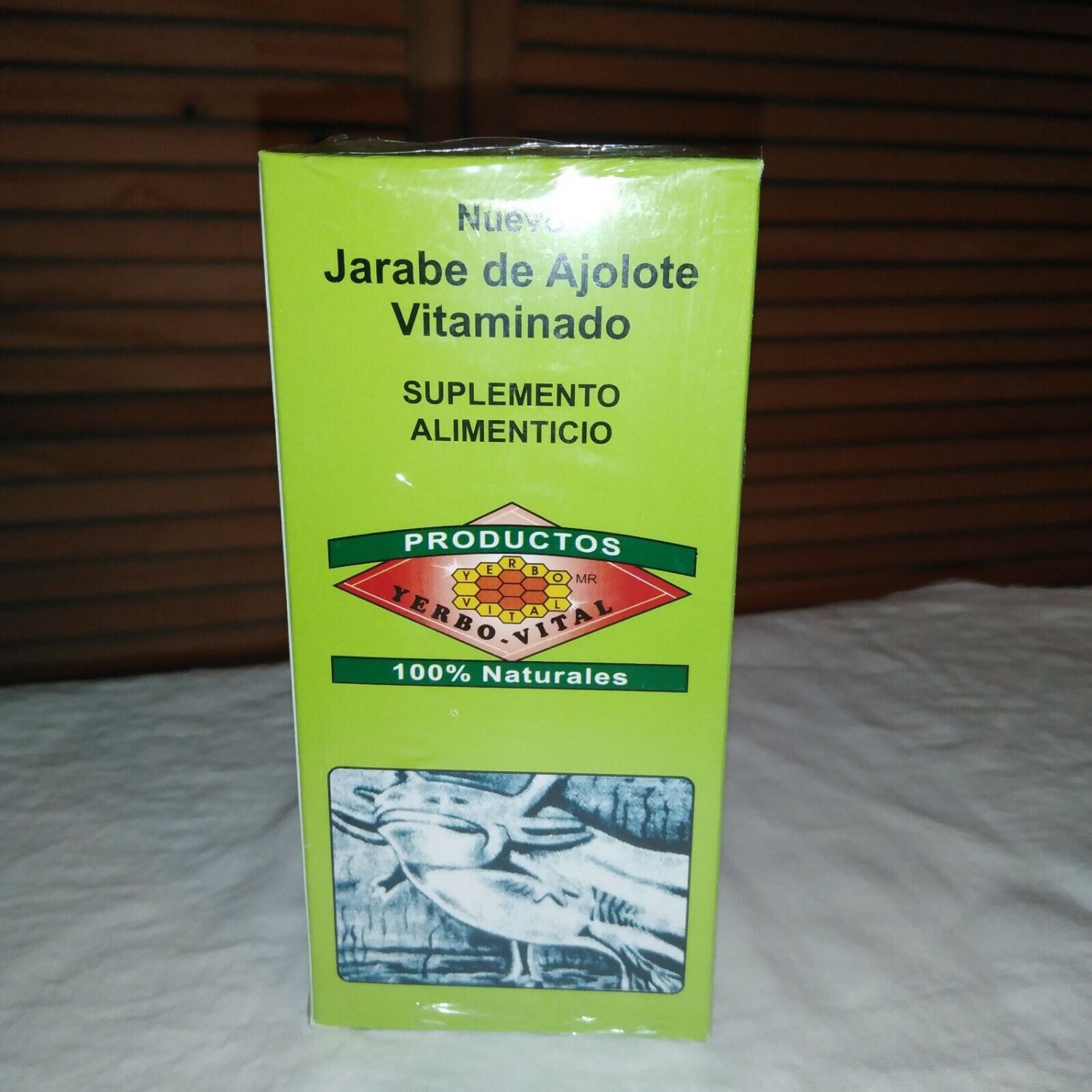 Ajolote Jarabe para la Tos seca Flema Garganta Cansancio Anemia