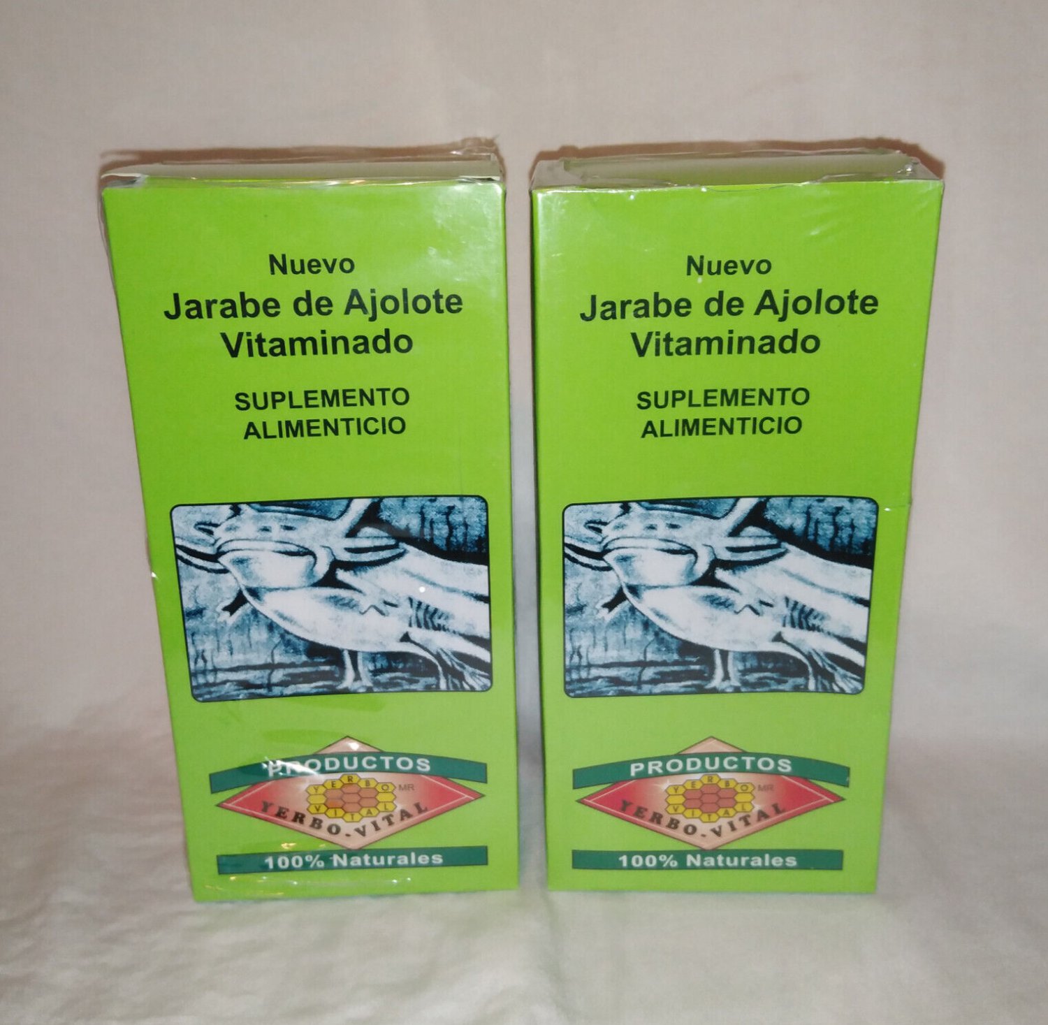 2 Ajolote Jarabe para Tos Seca Flema Vias Respiratorias Cansancio ...
