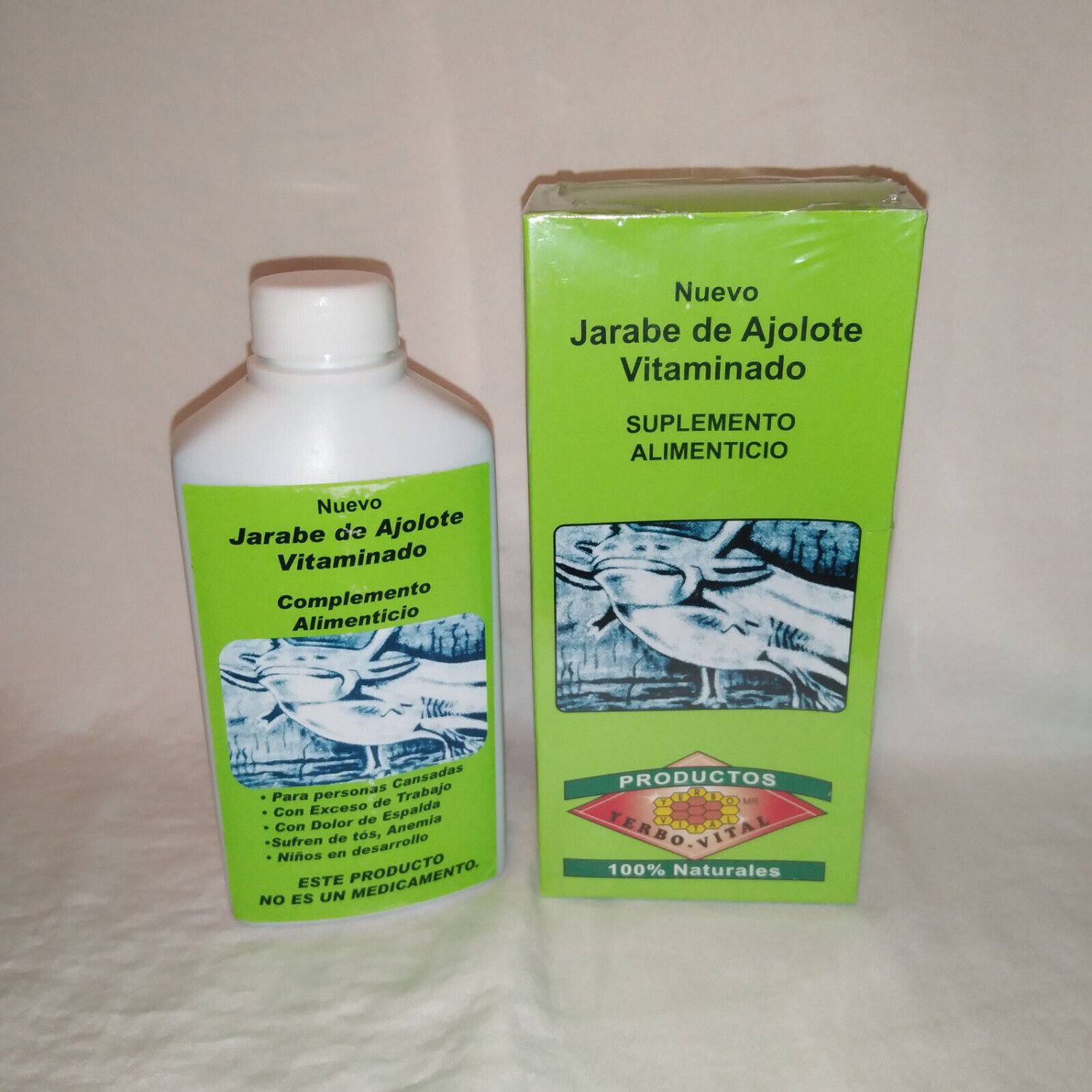 2 Ajolote Jarabe para Tos Seca Flema Vias Respiratorias Cansancio ...