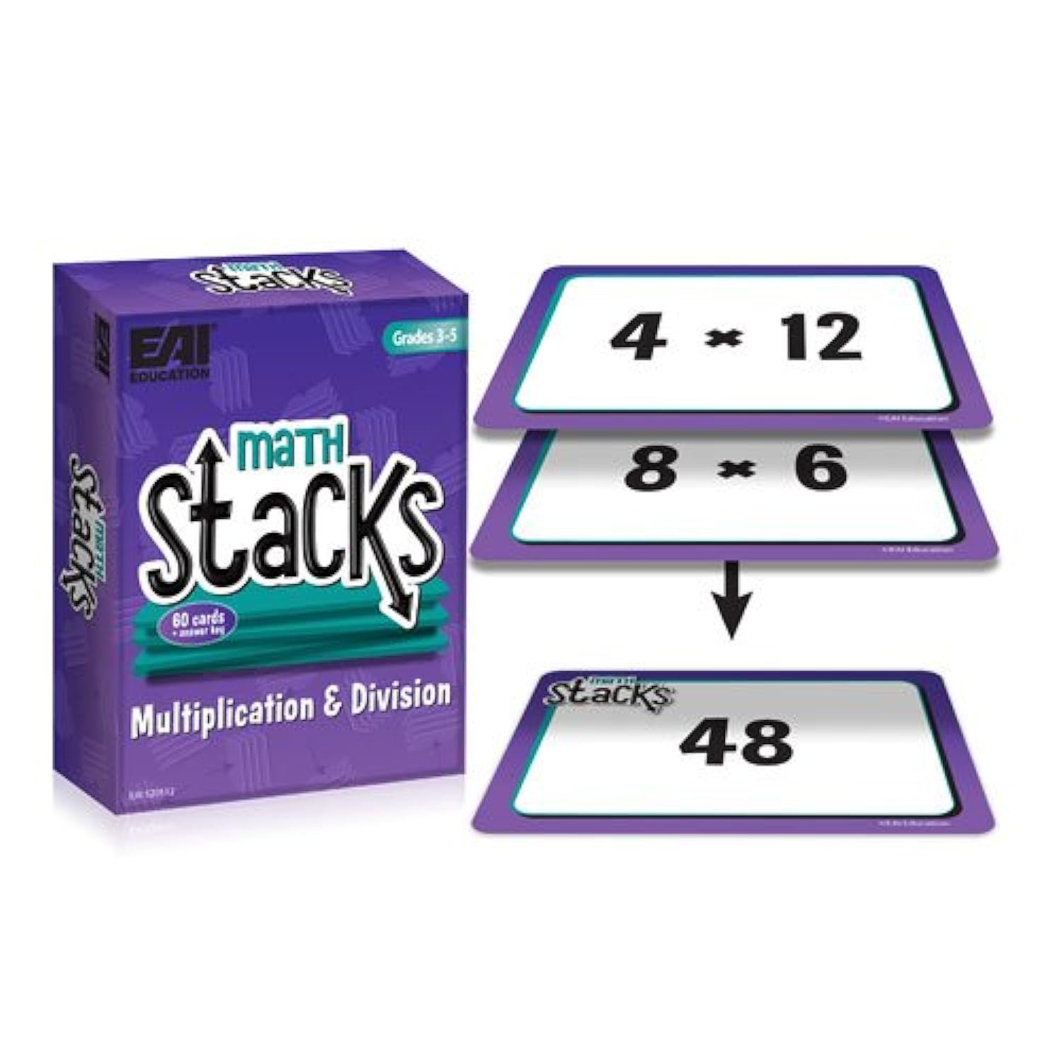 Math Stacks Multiplication & Division Game: Grades 3-5