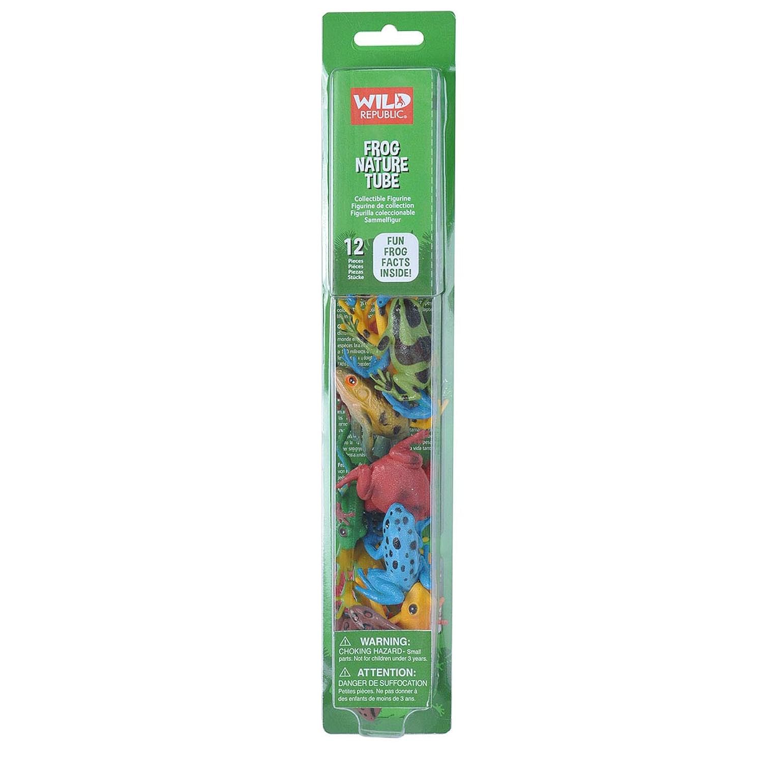 WILD REPUBLIC Frog Nature Tube, Amphibian Figures, Frog Toys ...