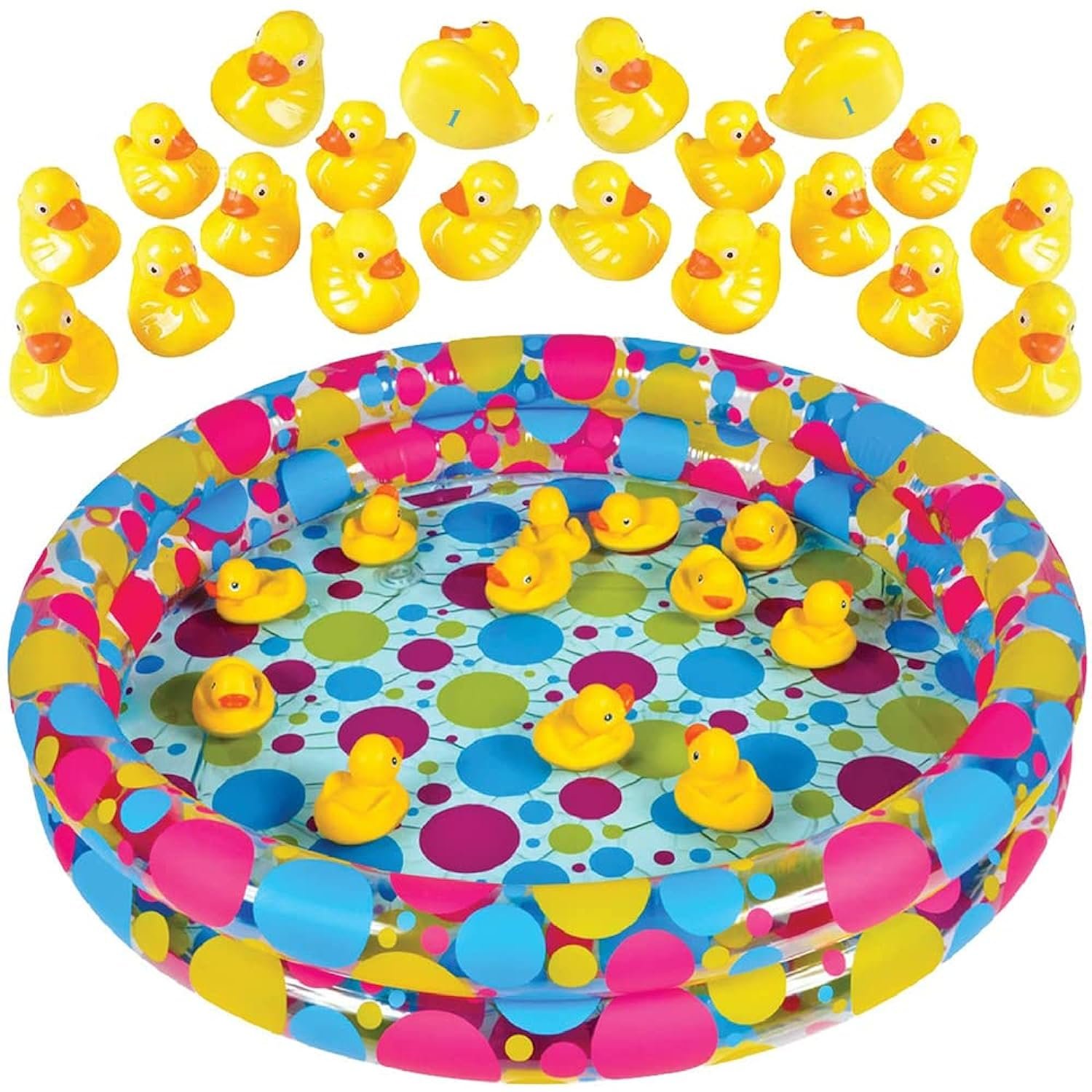 Duck Pond Matching Game For Kids By - Includes 20 Plastic Ducks With ...