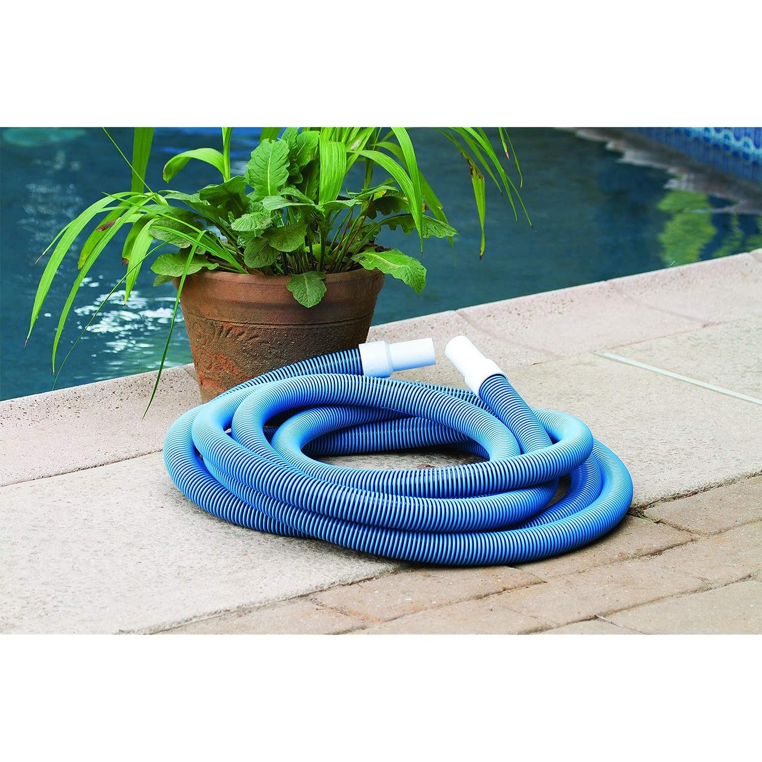 Poolmaster 33440 Heavy Duty In-Ground Pool Vacuum Hose With Swivel Cuff ...