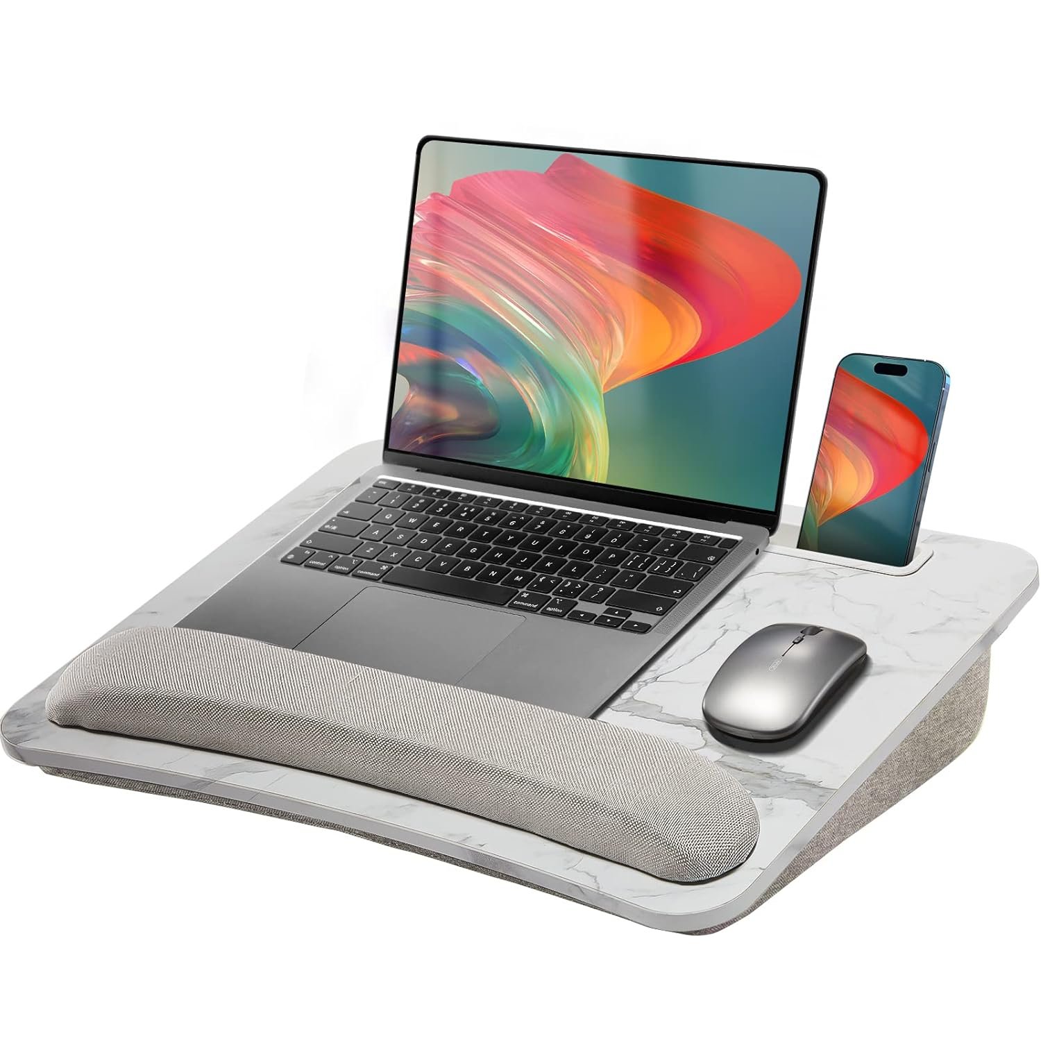 HUANUO Lap Laptop Desk - Portable Lap Desk with Pillow Cushion, Fits up ...