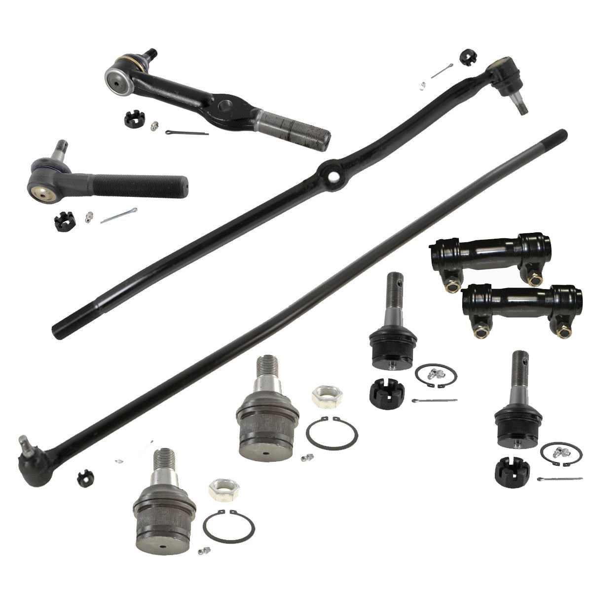 4x4 Dodge Ram 1500 Dana 44 Axle Center Link Drag Link Tie Rods Ends ...