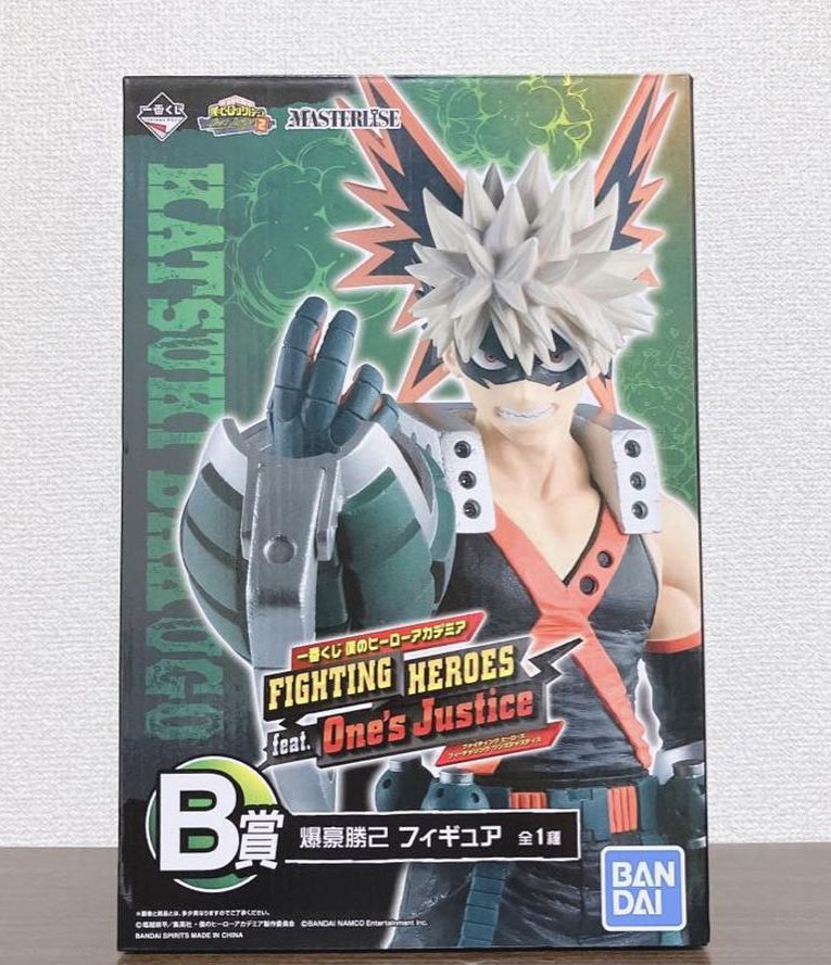 MHA Katsuki Figure Authentic Japan Ichibansho FIGHTING HEROES feat One ...