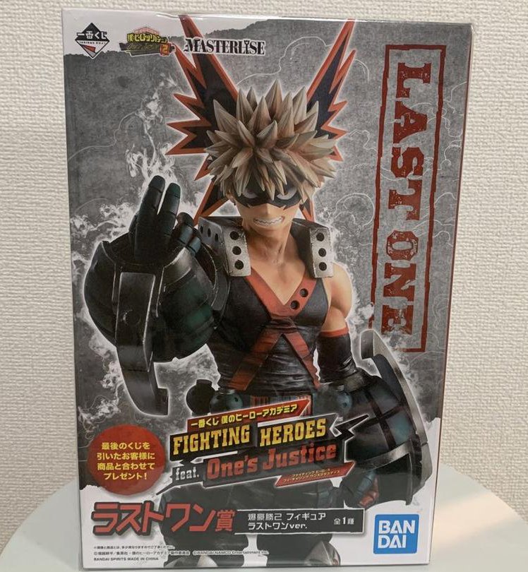 MHA Katsuki Figure Authentic Japan Ichibansho FIGHTING HEROES feat One ...
