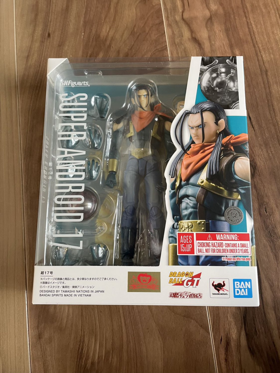 Authentic Japan Dragon Ball GT S.H.Figuarts Super Android 17 Figure