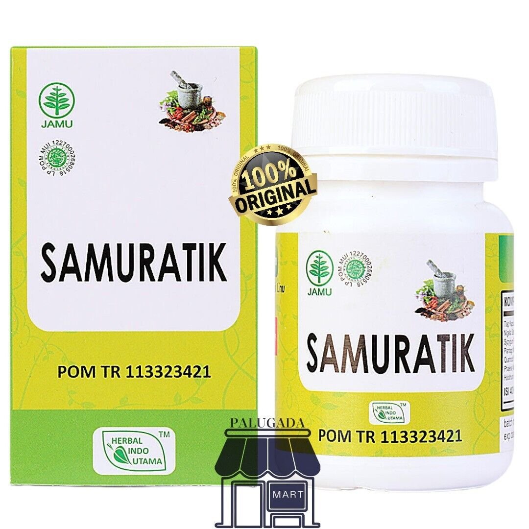 Original 2 Box Hiu Samuratik Herb 80 Capsule Joint Pain Rheumatic Gout ...