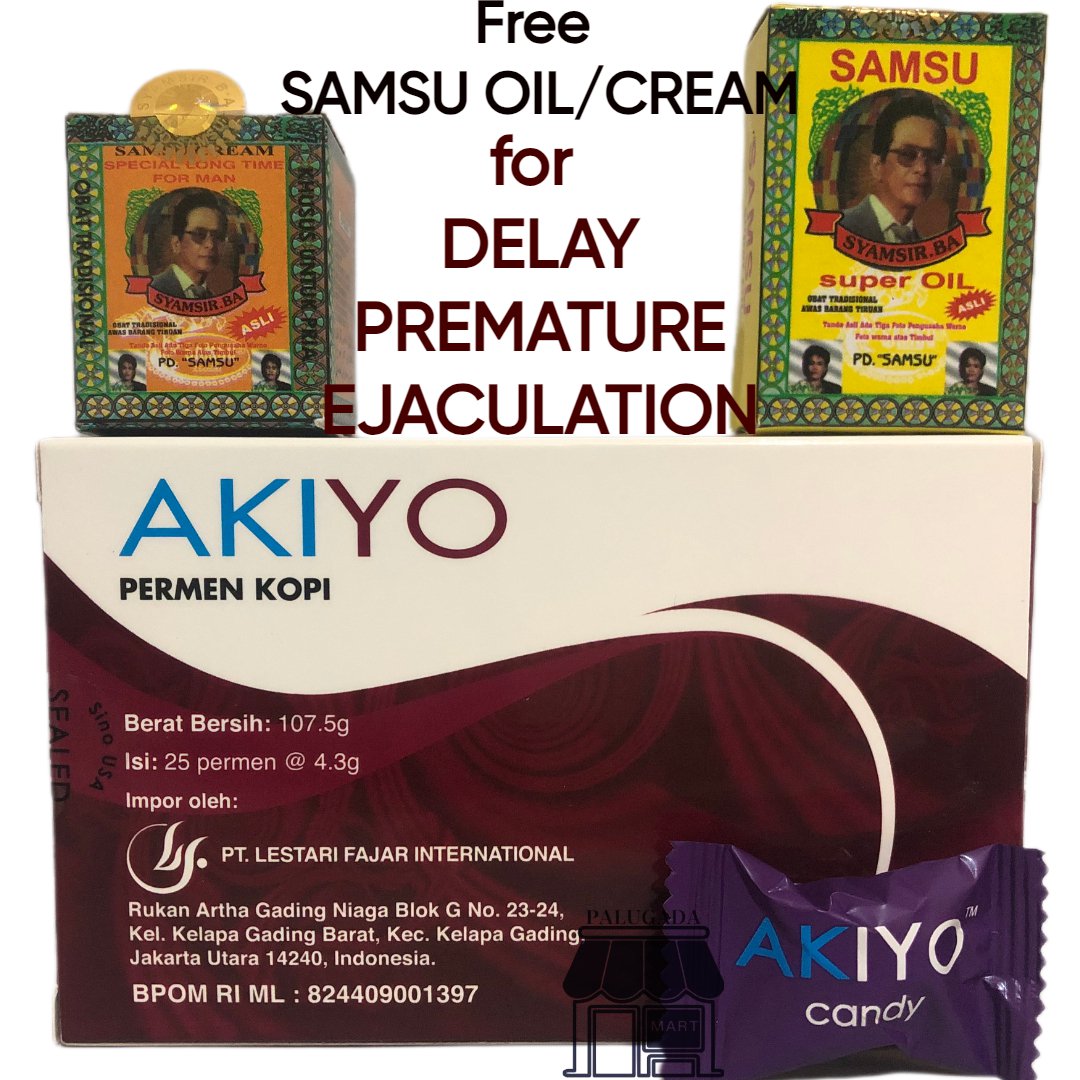 Original 3 Box Akiyo (Ginseng Coffee Candy + Samsu) HERB SUPPLEMENT ...