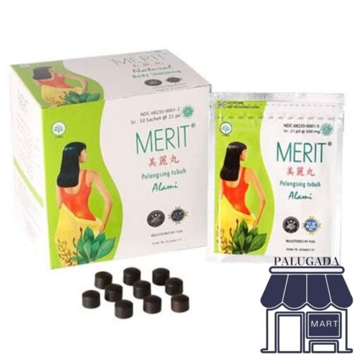 Original 5 Box (50 Sachets) Jamu Merit Herb Body Slimming Dietary ...