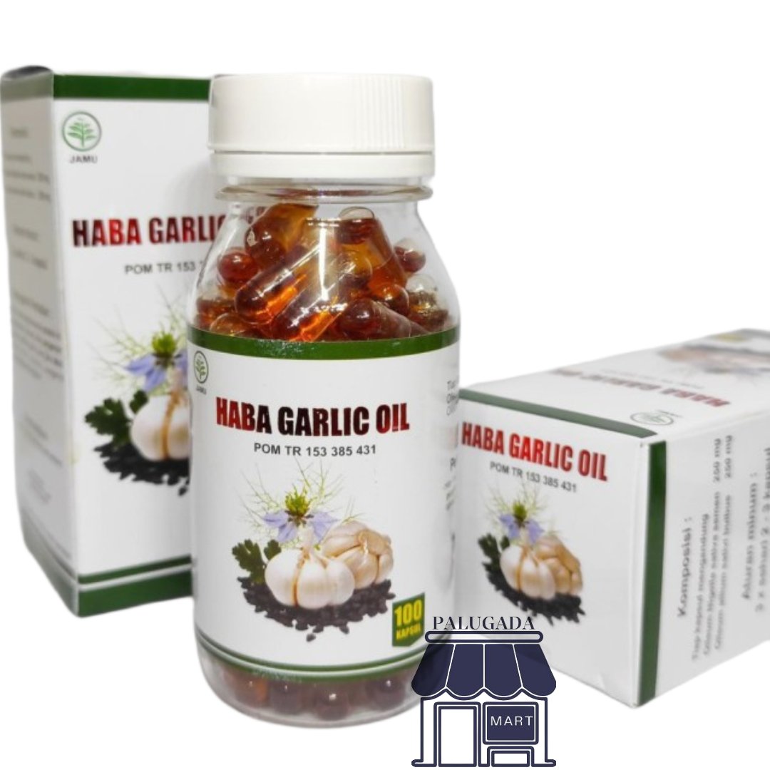 Haba Garlic Oil 5 Box Black Cumin 500 Capsule Herb Cholesterol Blood ...
