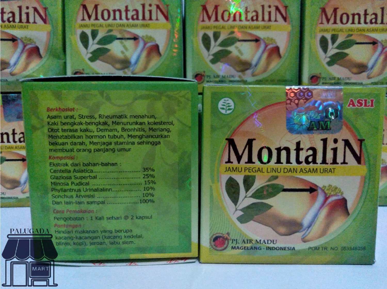 Original 50 Box Montalin Herb Capsules Cholesterol Arthritis Gout ...