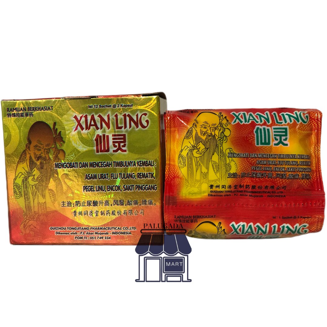 Original 50 Box Xian Ling Herb Capsule Arthritis Gout Rheumatism Back ...