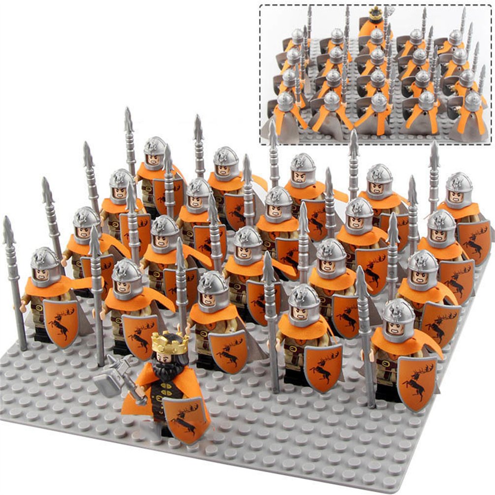 House Baratheon Army Warriors Game of Thrones Custom 21 Minifigure Lot