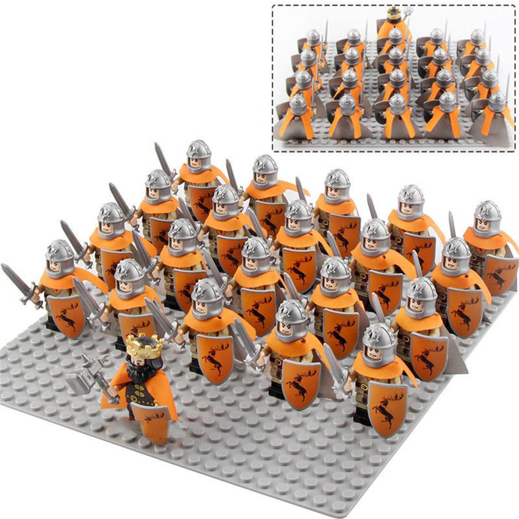 Baratheon Army Sword Infantry Army Game of Thrones Custom 21 Minifigure Lot