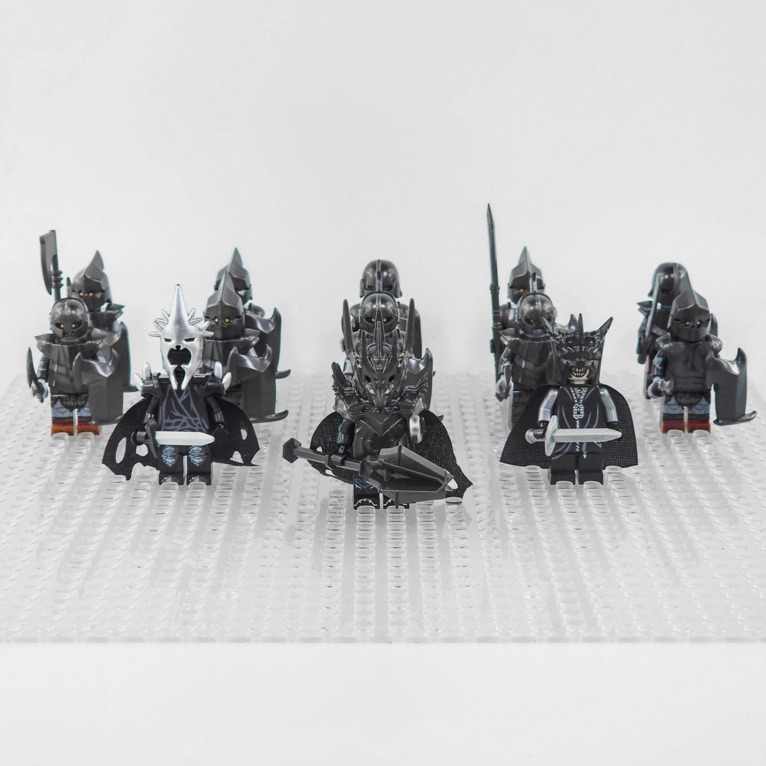LOTR Sauron Witch-king Mordor Orcs 13 Minifigures Toys Set