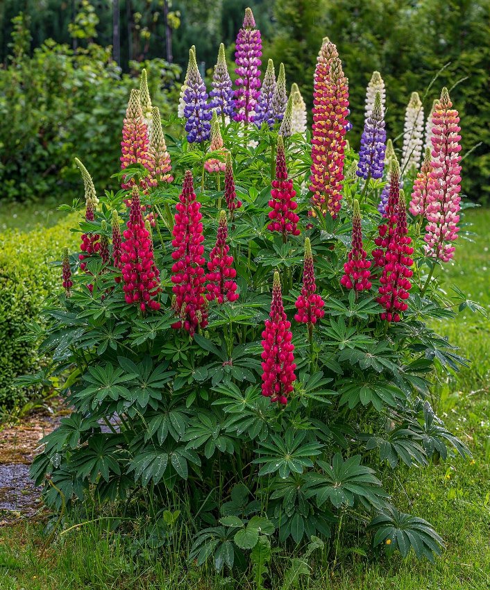 Colorful Russell Lupine Lupinus polyphyllus - 100 Seeds