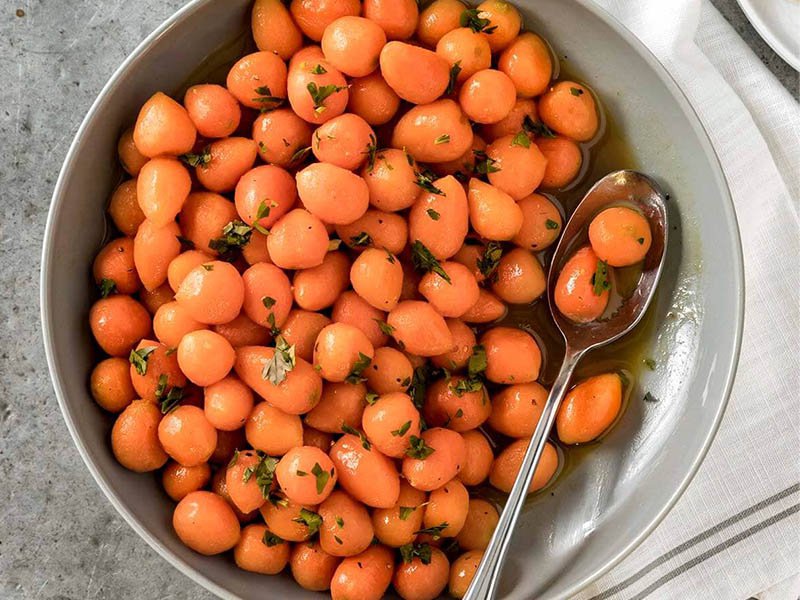 French Heirloom Carrot Parisian Market Tonda di Parigi Daucus carota ...