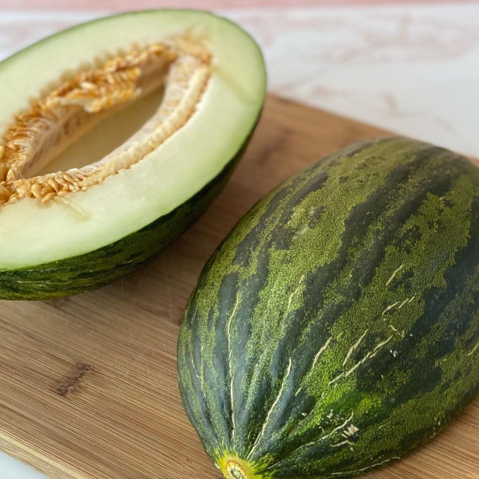 Heirloom Christmas Melon Piel de Sapo Cucumis melo - 25 Seeds