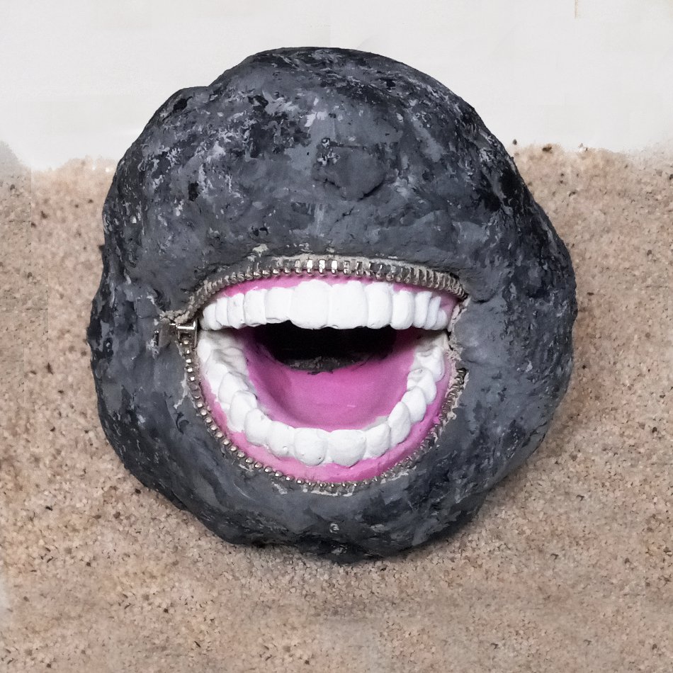 Plant Buddy Plant Companion Smiling and Laughing Concrete Rocks