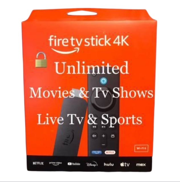 Firestick 4K Fire TV Fully Loaded (UNLOCKED)