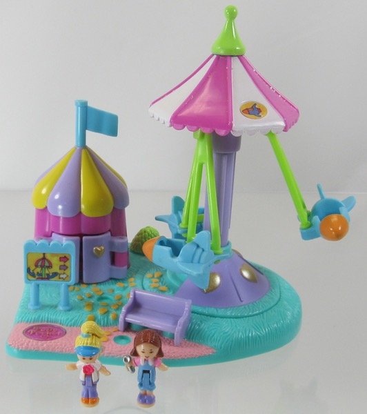 1996 Vintage Polly Pocket Complete Rocket Ride Bluebird Toys (38107)
