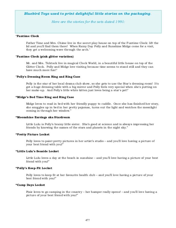 Polly Pocket Collector Guide Book Uncovering The Secrets of Polly Pocket