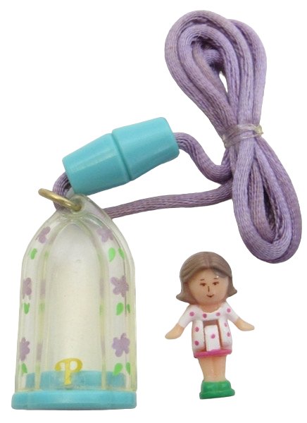 1990 Polly Pocket Vintage Pixie in her Necklace Bluebird Toys (44516)