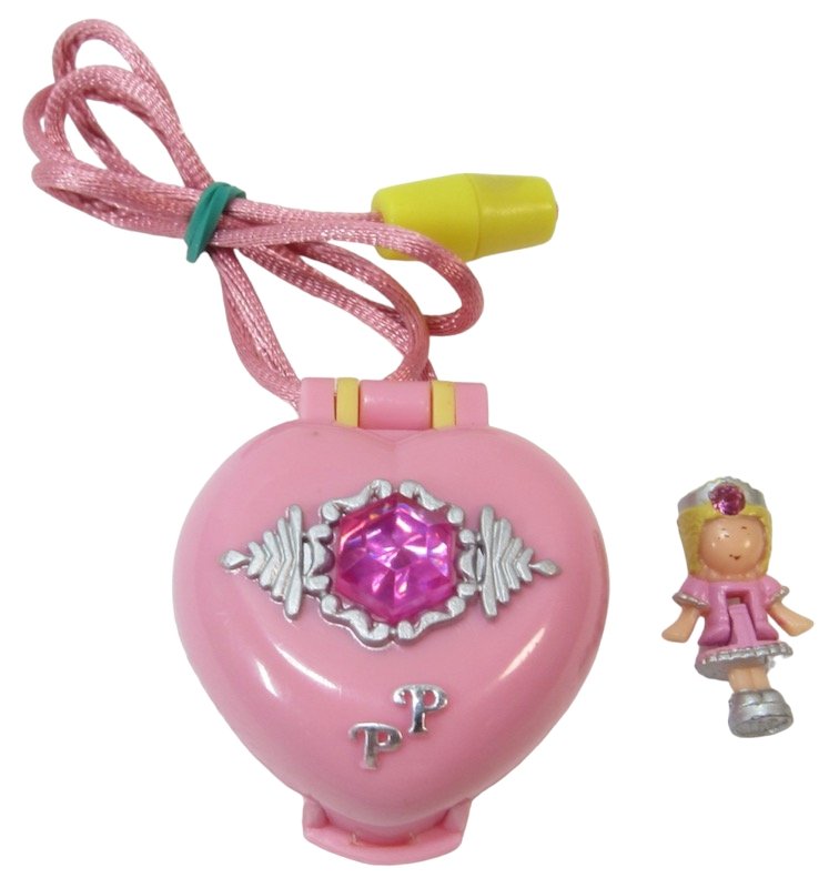 1992 Vintage Polly Pocket Pretty Present Locket Bluebird Toys (47807)
