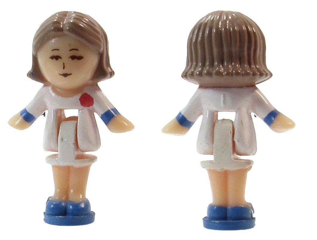 1990 Vintage Polly Pocket Doll Figure Pollys Hair Salon - Pixie ...
