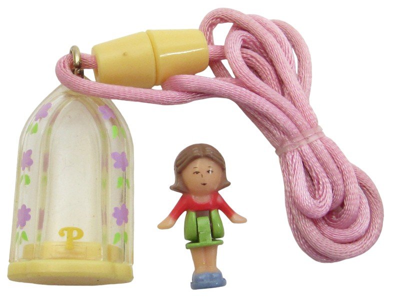 1990 Polly Pocket Pixie in her Necklace Pendant Vintage (44525)
