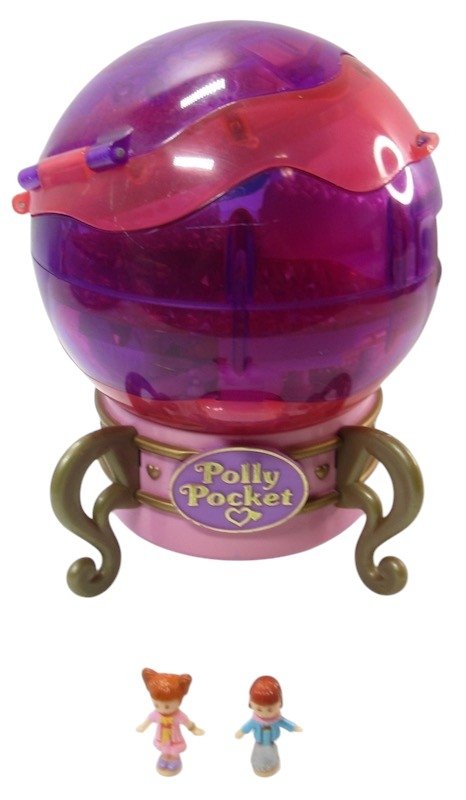 1996 Vintage Polly Pocket Jewel Magic Ball Bluebird Toys (51547)