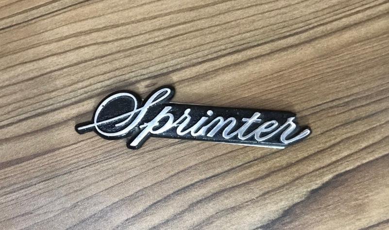TOYOTA SPRINTER FRONT FENDER EMBLEM FOR THE MODEL 1980