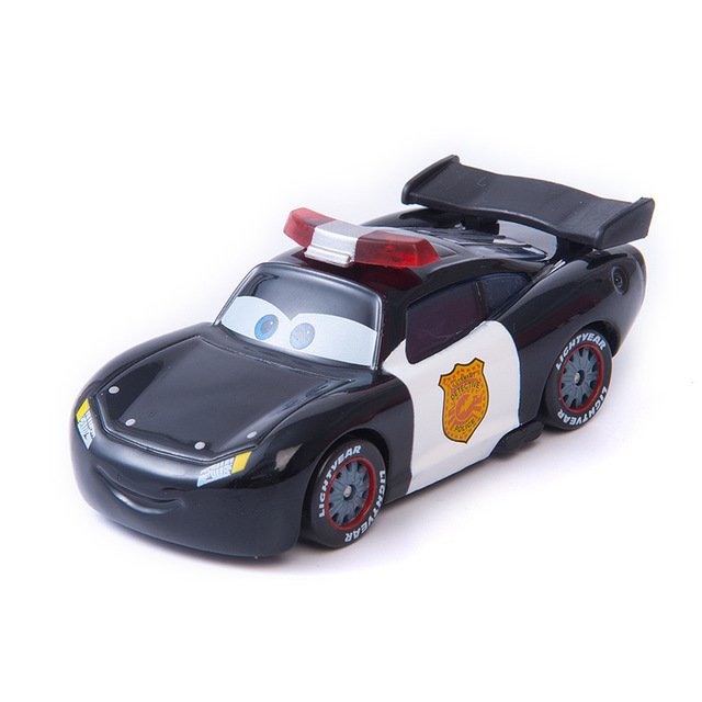 Diecast Police car Pixar Cars 3 Lightning McQueen Toys 1:55 Metal Alloy ...