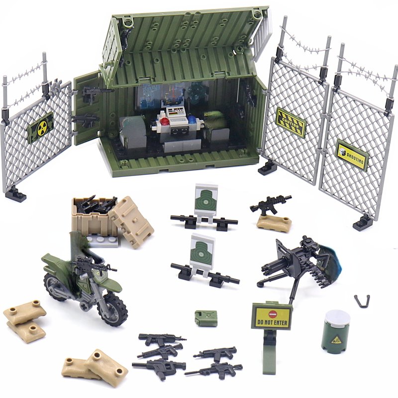 MOC Thunder Combat Command Center Building Blocks Military Blocks