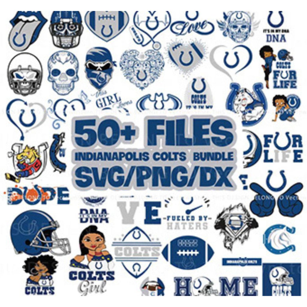 Indianapolis Colts Logo - Indianapolis Colts Svg - Colts Emblem - Cool ...