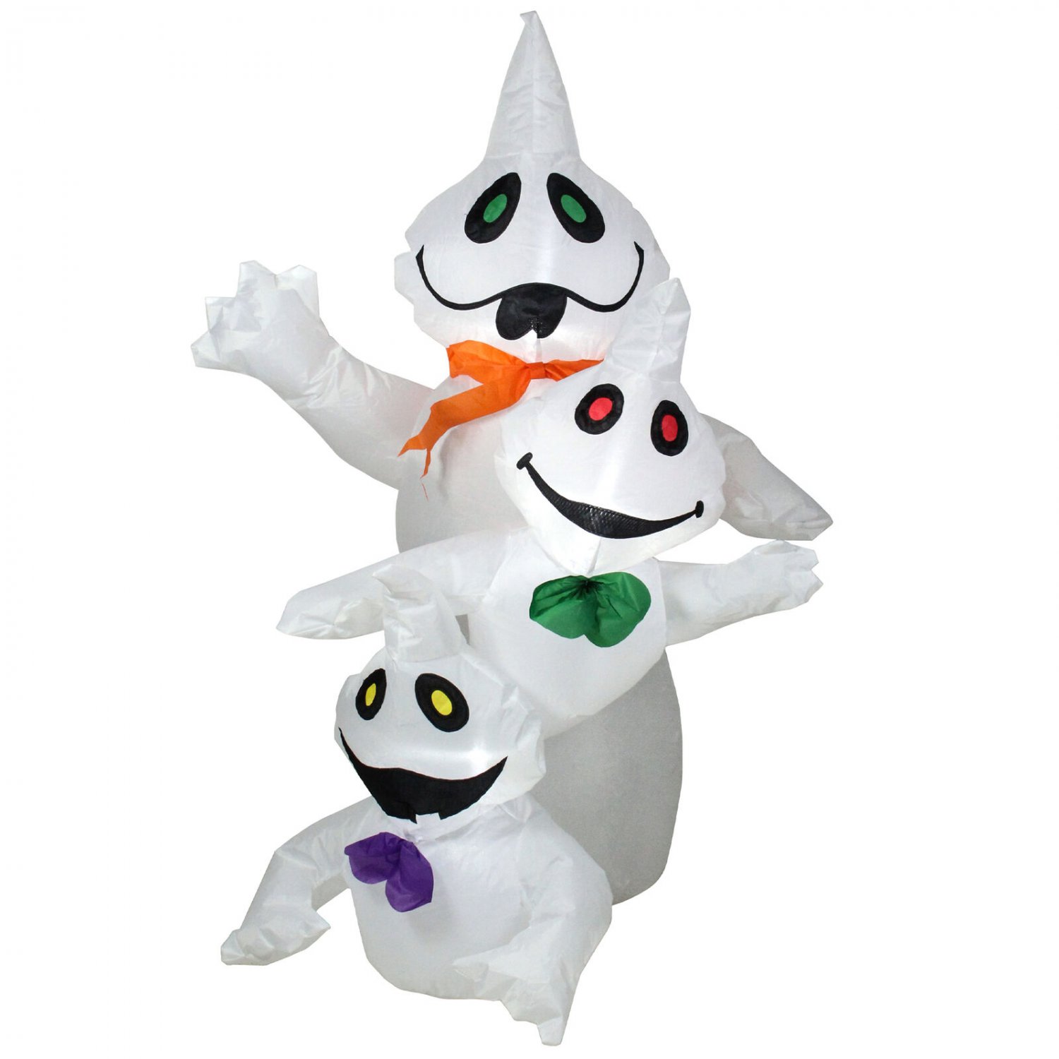 3.5' Inflatable Lighted Ghost Trio Halloween Outdoor Decoration