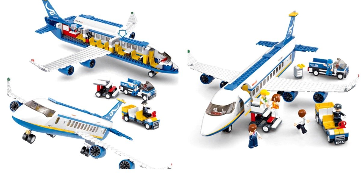 463PCS City Airbus Plane Building Blocks Bricks Educational Toys for ...