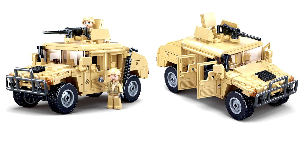 265PCS Bricks Army Soldier War Building Blocks Educational Toys for Boys