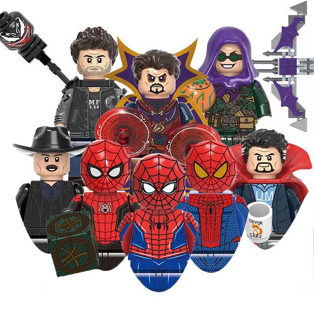 X0331 Superheroes Mini Action Figures Bricks Building Blocks Classic ...